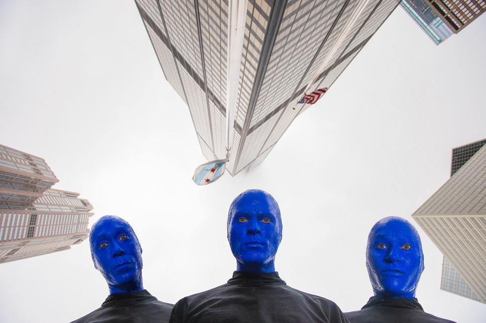 ¡El AZUL está de vuelta! Blue Man Group regresa a Chicago – Expresión ...