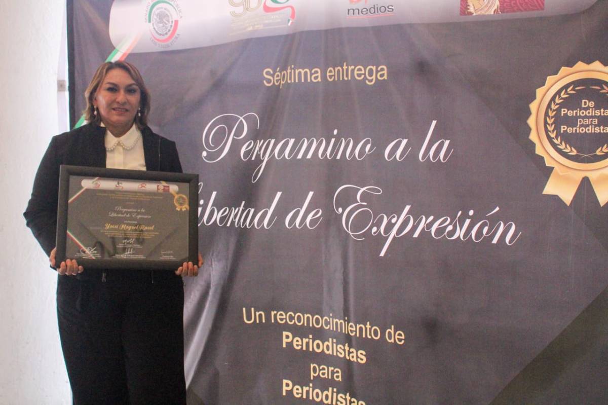Recibe Yoisi Moguel «Pergamino a la Libertad de Expresión» – Expresión ...
