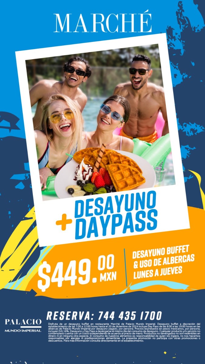 Disfruta de un Day Pass en Princess o Palacio Mundo Imperial ...